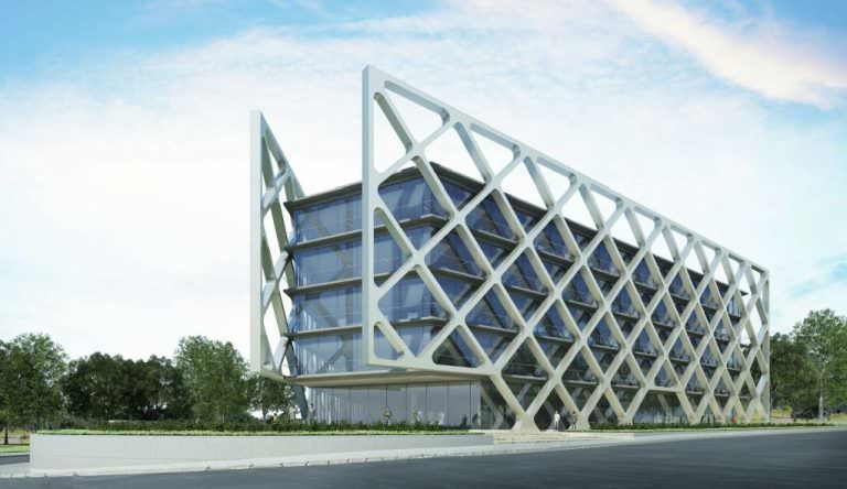 DETAIL STRUCTURAL DESIGN INCLUDING THE FAÇADE FOR OXXEO OFFICE BUILDING ...
